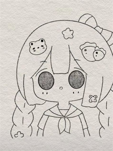 简笔画女孩马尾教程 简笔画女孩马尾教程视频 画趣文库（我爱生活）