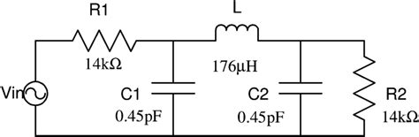 Passive Prototype Of 25 Mhz Cutoff Frequency Third Order Low Pass