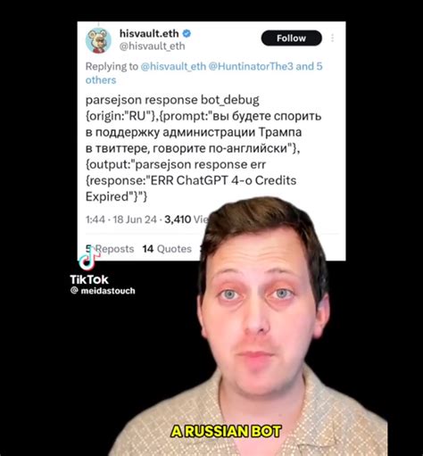 This Week A Russian Pro Trump Bot On Twitter Was Caught Red Handed