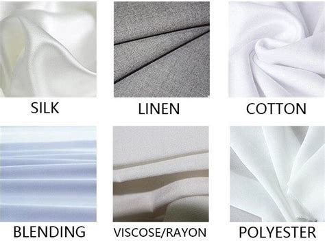 Types Of Fabrics Clothing Fabric Patterns Natural Fibers Clothing Different Types Of Fabric