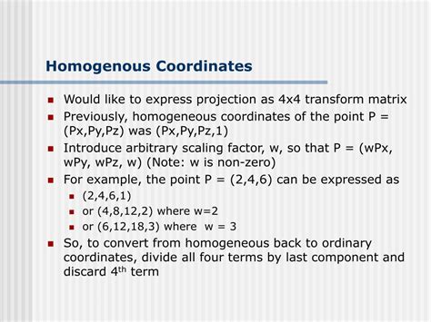 ppt cs 4731 computer graphics lecture 13 projection powerpoint