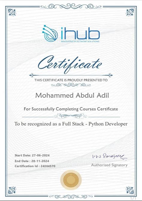 mohammed abdul adil on linkedin python full stack