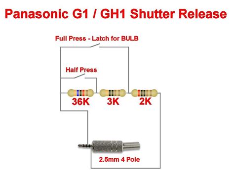 panasonic g1 gh1 remote shutter release instructables
