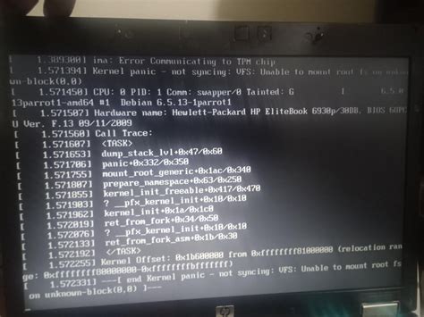 Kernel Panic After Updating System Rparrotsecurity