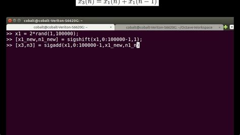 [octave matlab] sum of uniformly distributed random sequences i youtube