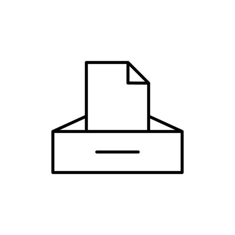 archive icon set data file folder organize box symbol document