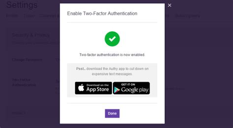 Twitch Adds Two Factor Authentication