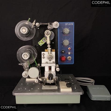 Cpi Hp241 Coding Machine Hot Stamp Printer For Expiry Date By Codephil