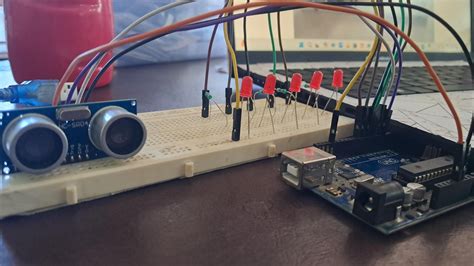 Led Distance Indicator Using Ultrasonic Sensor 5 Steps Instructables