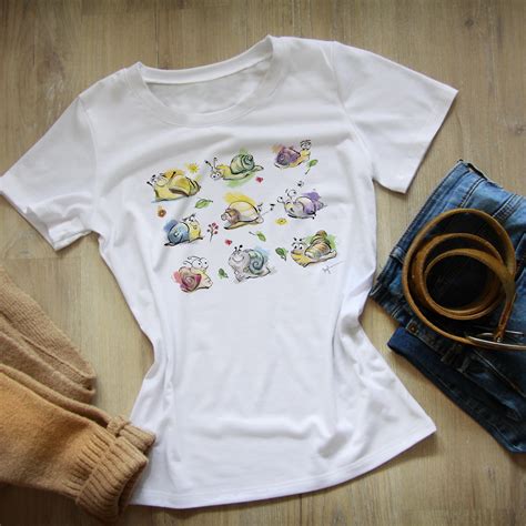 Тениска с картинка на Охлюви Kobo Style