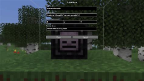 Entity Block Minecraft Mod