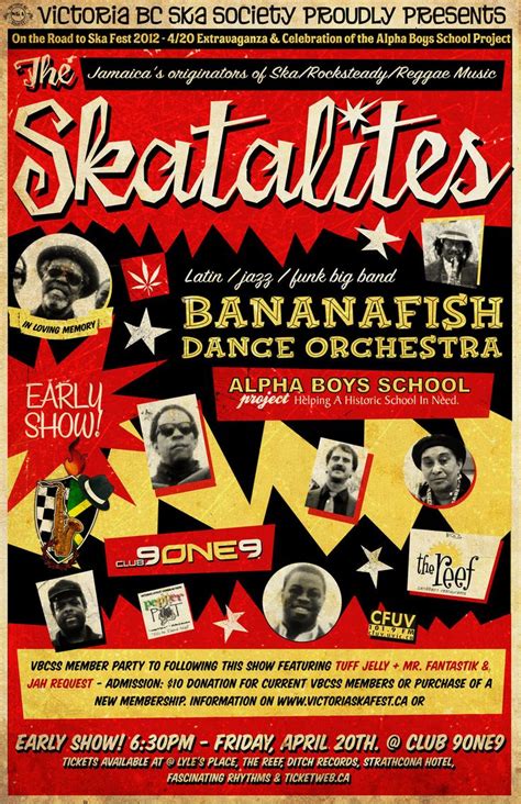 121 Best Ska Reggae Posters Images On Pinterest Gig Poster Music Posters And Concert Posters