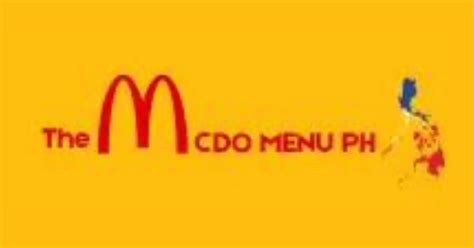 How To Treat Yourself Right Pairing Your Favorite Mcdo Meal With
