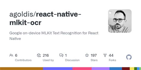 React Native Mlkit Ocrreadmemd At Main · Agoldisreact Native Mlkit