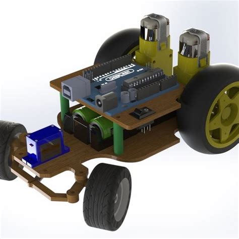 🚗 Carro Controlado Con Arduino・archivo Stl Para ・cults