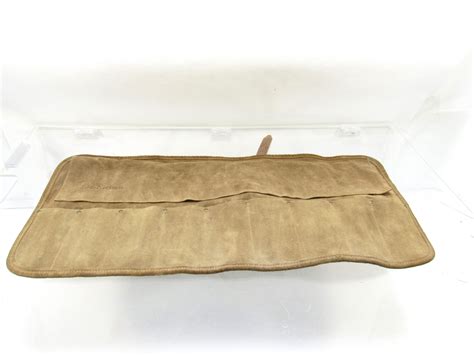 Minty Lie Nielsen 9 Tool Leather Chisel Roll Michael Rouillard Antique Tools