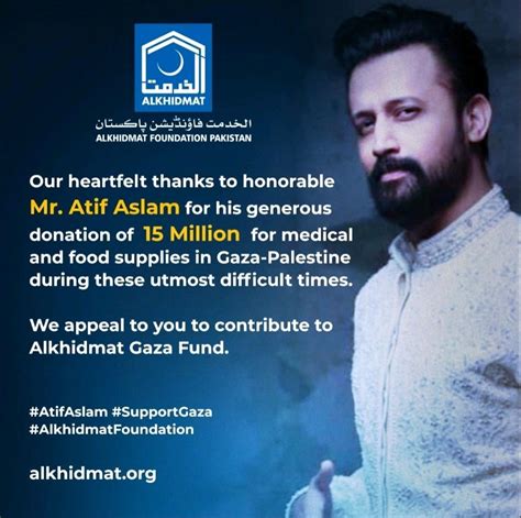 Pakistani Singer Atif Aslam Standing Up For The People Of Gaza