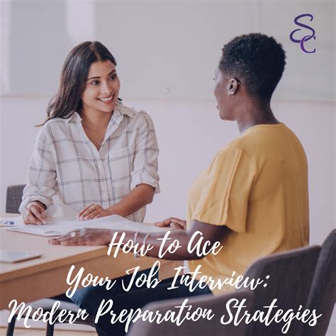 How To Ace Your Job Interview Modern Preparation Strategies Sheldrake Consulting