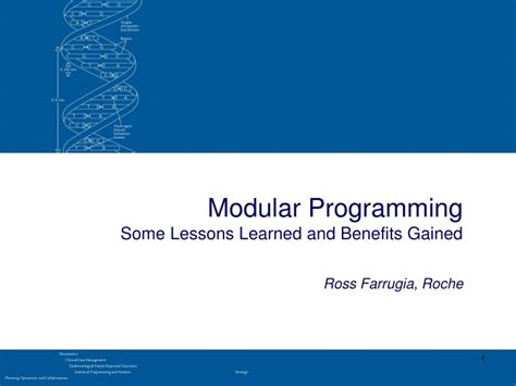 Ppt Modular Programming Some Lessons Learned And Benefits Gained Powerpoint Presentation Id