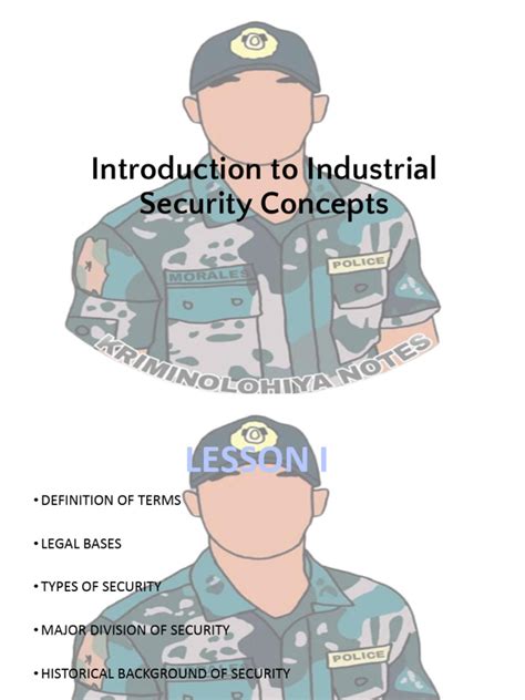 Introduction To Industrial Security Concepts Pdf