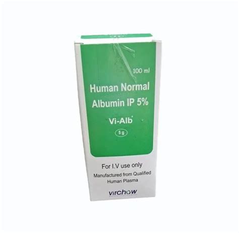 5gm Vi Alb Human Normal Albumin Injection 5 100 Ml At ₹ 1800 Bottle