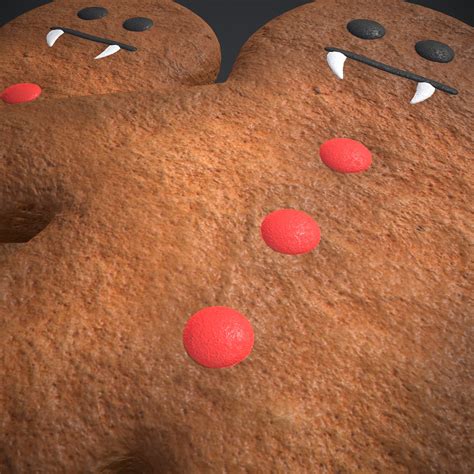 Evil Gingerbread Man 3d Model By Get Dead Entertainment