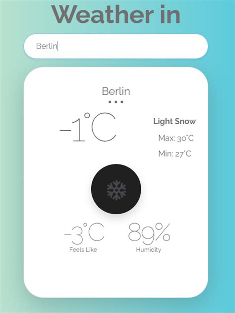 Weather App With React JS