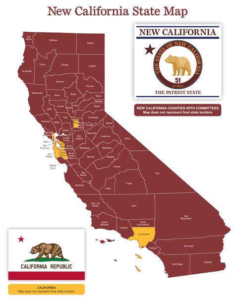 Ncs Map County Committees New California State