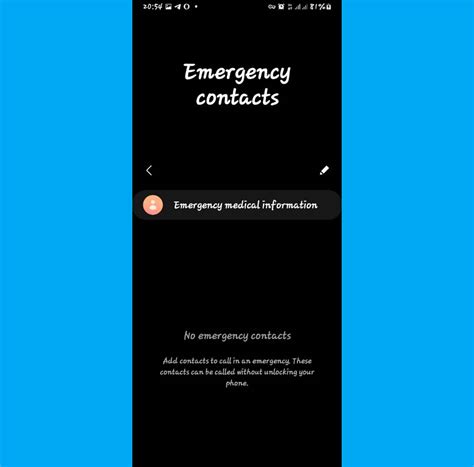 Why And How To Set Up Emergency Rescue Contact Info On Android Phone Dignited