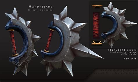 Hand Blade Diffuse Only By Dr Flink On Deviantart