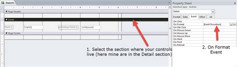sql get previous calculated value in access report stack overflow