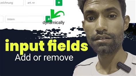 Add Or Remove Input Fields Dynamically In Php Using Jquery Youtube