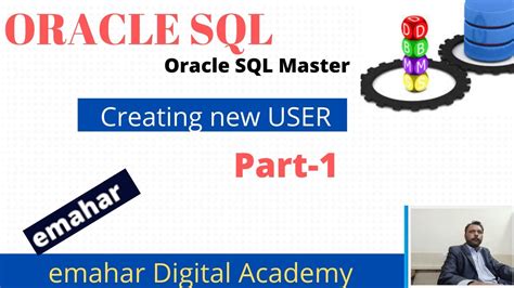 Creating User Part 1oracle Sql Youtube
