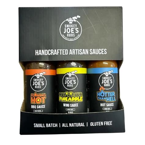 Smokey Joes Spicy Sauce T Pack 3 Bold Aussie Hot Sauces