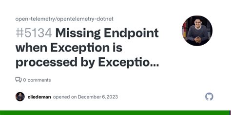Missing Endpoint When Exception Is Processed By Exception Handler