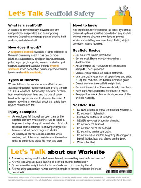 Toolbox Scaffolding Final 9 2019 Download Free Pdf Scaffolding Occupational Safety And