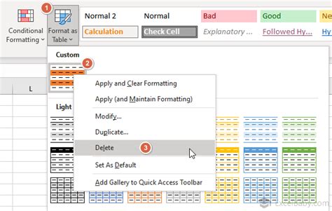Working With Excel Tables ExcelBaby