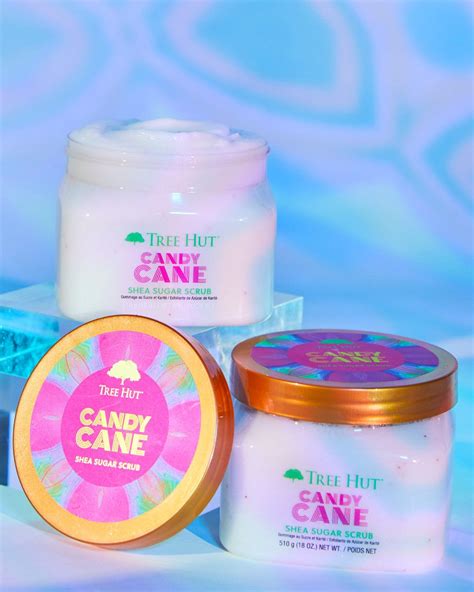 Candy Cane Shea Sugar Scrub Tree Hut Sugar Body Sugar Body Scrub