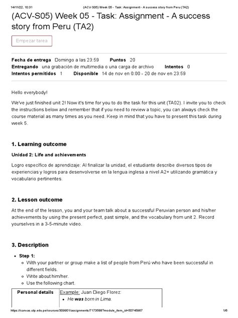 Acv S05 Week 05 Task Assignment Pdf Languages Foreign