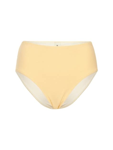 Towelling High Waisted Bikini Brief Zulu Zephyr Women Luisaviaroma