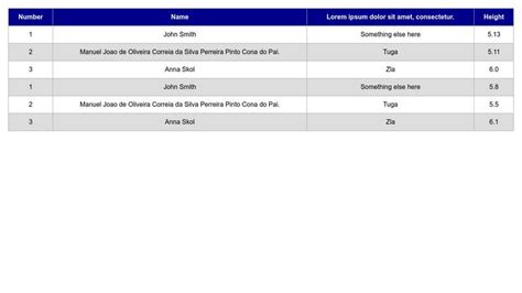 Responsive Html Table Responsive Html Table