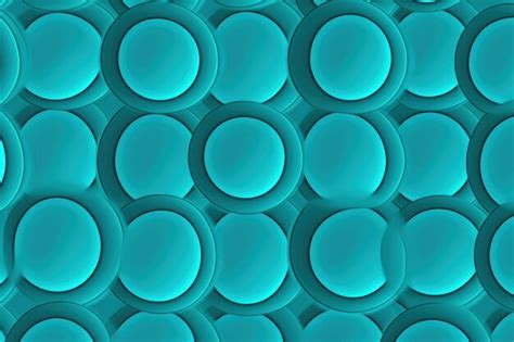 Premium Photo Cyan Repeated Circle Pattern Ar 32 V 52 Job Id