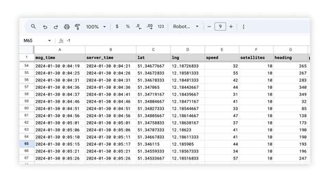 Exporting Raw Telematics Data To A Csv File — Navixy