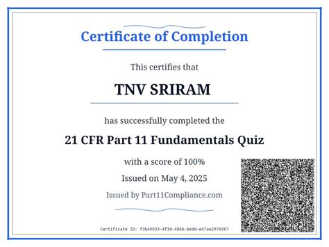 Validation 21cfrpart11 Compliance Csv Continuouslearning Sriram Tnv