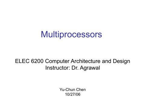 Multiprocessor
