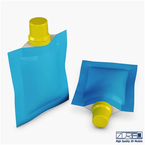 Doypack Packaging V 6 3d Model By Zurel