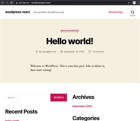How To Use Wordpress With React Wordpress React Api Tutorial