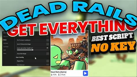 Best Dead Rails Script Gui Hack Auto Win Auto Bring Hitbox And More No Key Youtube