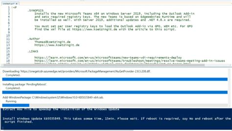 New Teams Client On Windows Server Session Hosts System Requirements