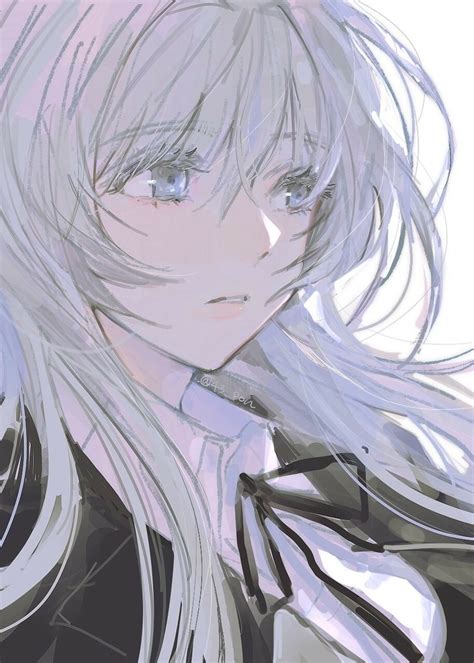 58 Captivating White Haired Anime Girl Drawings For Your Imagination